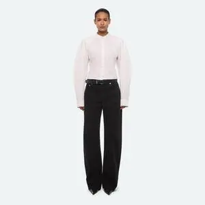 Helmut Lang Cotton Poplin Saddle Shirt