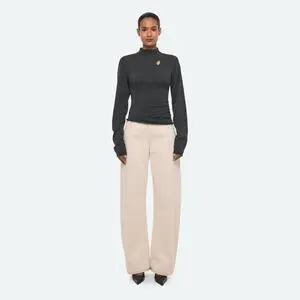 Helmut Lang Button Turtleneck - Forest Night