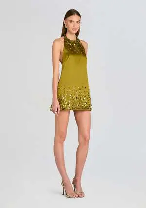 Retrofete Tobonie Embellished Mini Dress