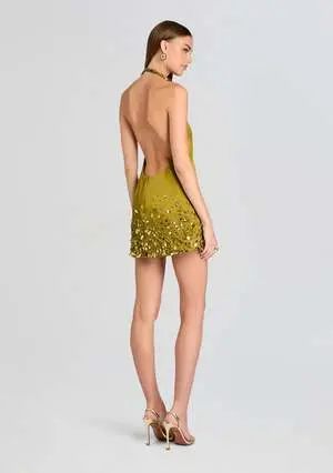 Retrofete Tobonie Embellished Mini Dress