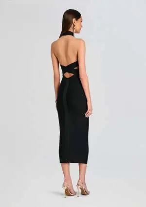 Retrofete Runa Bandage Knit Dress - Black
