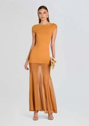 SEROYA Ophira Knit Dress - Dune