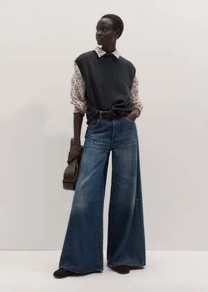 ME+EM Super Wide Baggy Jean