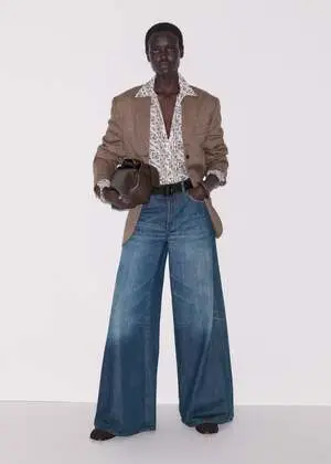 ME+EM Super Wide Baggy Jean
