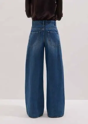 ME+EM Slouchy Long-length Wide-leg Jean