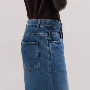 ME+EM Slouchy Long-length Wide-leg Jean