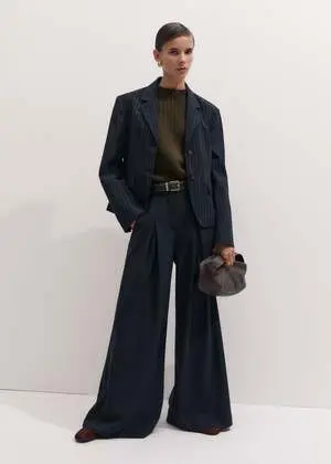 ME+EM Very Wide-leg Tailored Trousers