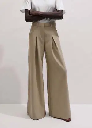 ME+EM Very Wide-leg Pant - Sand