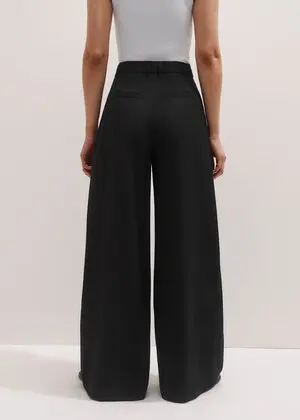 ME+EM Wide-leg Pleat Pant