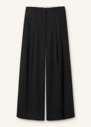 ME+EM Wide-leg Pleat Pant