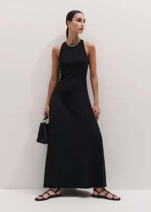 ME+EM Sleeveless Fit And Flare Maxi Dress