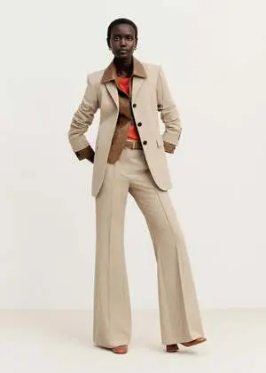 ME+EM Tailored Flare Leg Elongator Trousers
