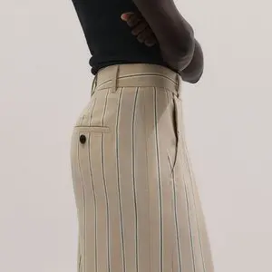 ME+EM Ultra-wide Leg Striped Tailored Trousers
