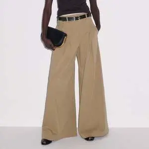 ME+EM Very Wide-leg Pleated Trousers