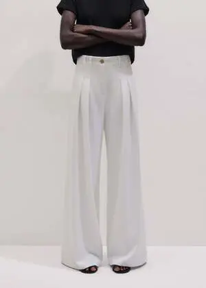 ME+EM Double Pleat Wide-leg Trouser