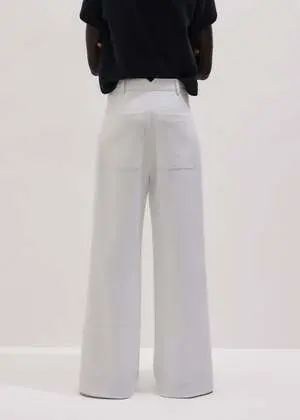 ME+EM Double Pleat Wide-leg Trouser