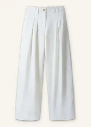 ME+EM Double Pleat Wide-leg Trouser
