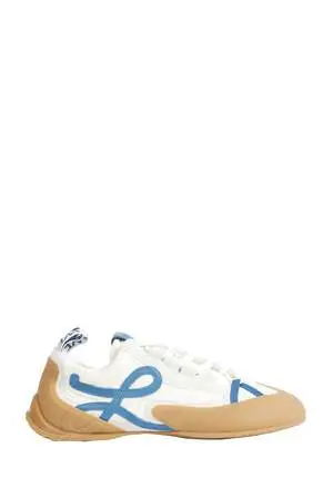 Loewe Nylon And Suede Grip Sneakers - White