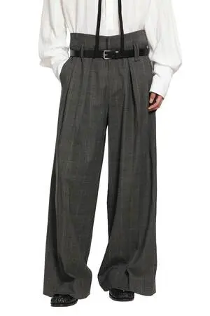 Simone Rocha Peeling Waist Wide Leg Trousers