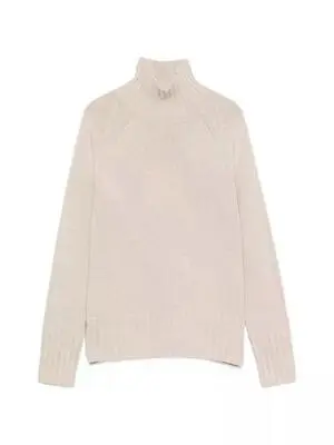 Max Mara Ribbed-knit Sweater - Neutrals