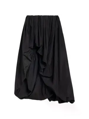 JIL SANDER Lightweight Taffeta Skirt - Black