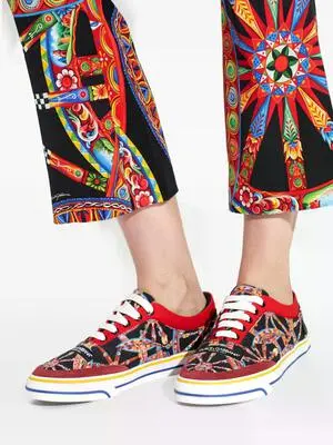 Dolce & Gabbana Carretto-print Sneakers