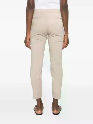 Peserico Bead-embellished Crop Trousers - Neutrals