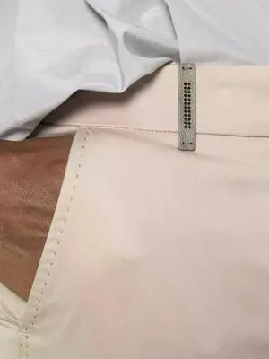 Peserico Bead-embellished Crop Trousers - Neutrals