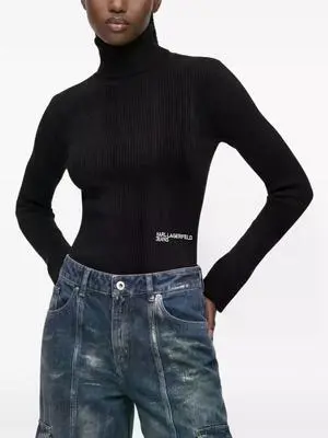 Karl Lagerfeld Lightweight Roll-neck Sweater