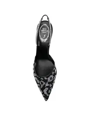 Rene Caovilla 80mm Allura Crystal-embellished Pumps