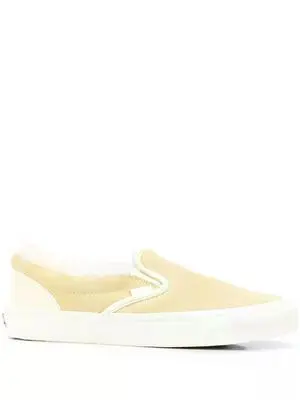 VANS Shearling Trim Slip-on Sneakers - Yellow