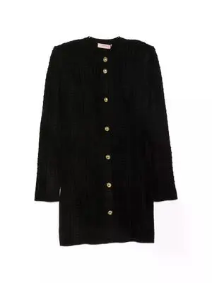 TWINSET Cable-knit Button-front Mini Dress
