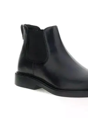 Hogan Elasticated-panel Leather Boots