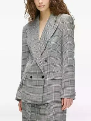Karl Lagerfeld Structured Checked Blazer