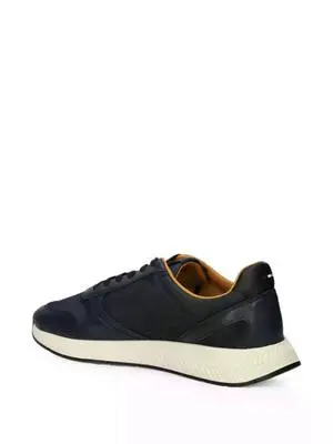 BOSS Leather-panelled Mesh Sneakers
