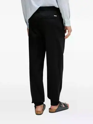 Armani Exchange Monogram Pattern Elasticated Cuff Trousers