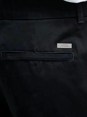 Armani Exchange Monogram Pattern Elasticated Cuff Trousers