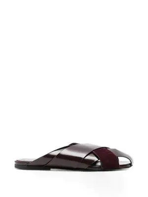 Proenza Schouler Crossover-strap Mules - Red