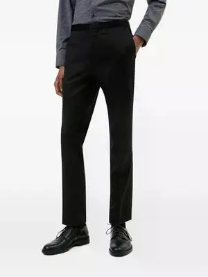 Hugo Tailored Satin-waistband Trousers