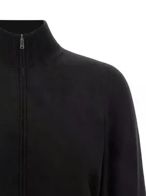 BOSS Merino Wool Zip-up Sweater