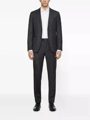 Caruso Single-breasted Pressed-crease Suit