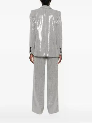 ERMANNO FIRENZE Sequin-embellished Double-breasted Blazer