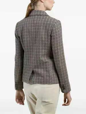 Eleventy Houndstooth Double-breasted Blazer