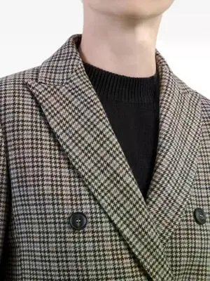 Eleventy Houndstooth Double-breasted Blazer
