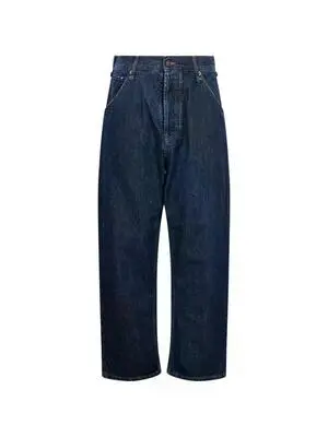 DARKPARK Rivet-detail Straight-leg Jeans - Blue