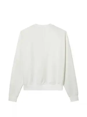 Off-White Logo-print Drop-shoulder Sweater - White