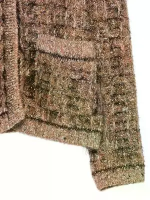 Bruno Manetti Bouclé Knit Cardigan