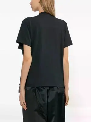 Comme Des Garçons Cutout Pleated T-shirt