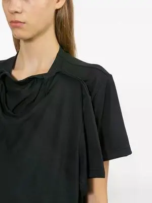 Comme Des Garçons Cutout Pleated T-shirt
