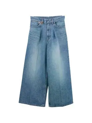 Toga Wide-leg Pleated Jeans